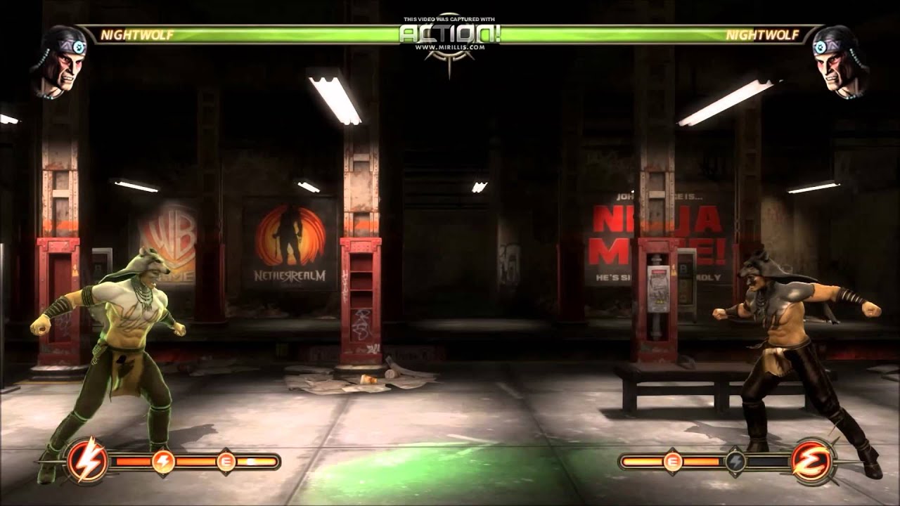 MK9 Nightwolf Arrow Reflecting - YouTube
