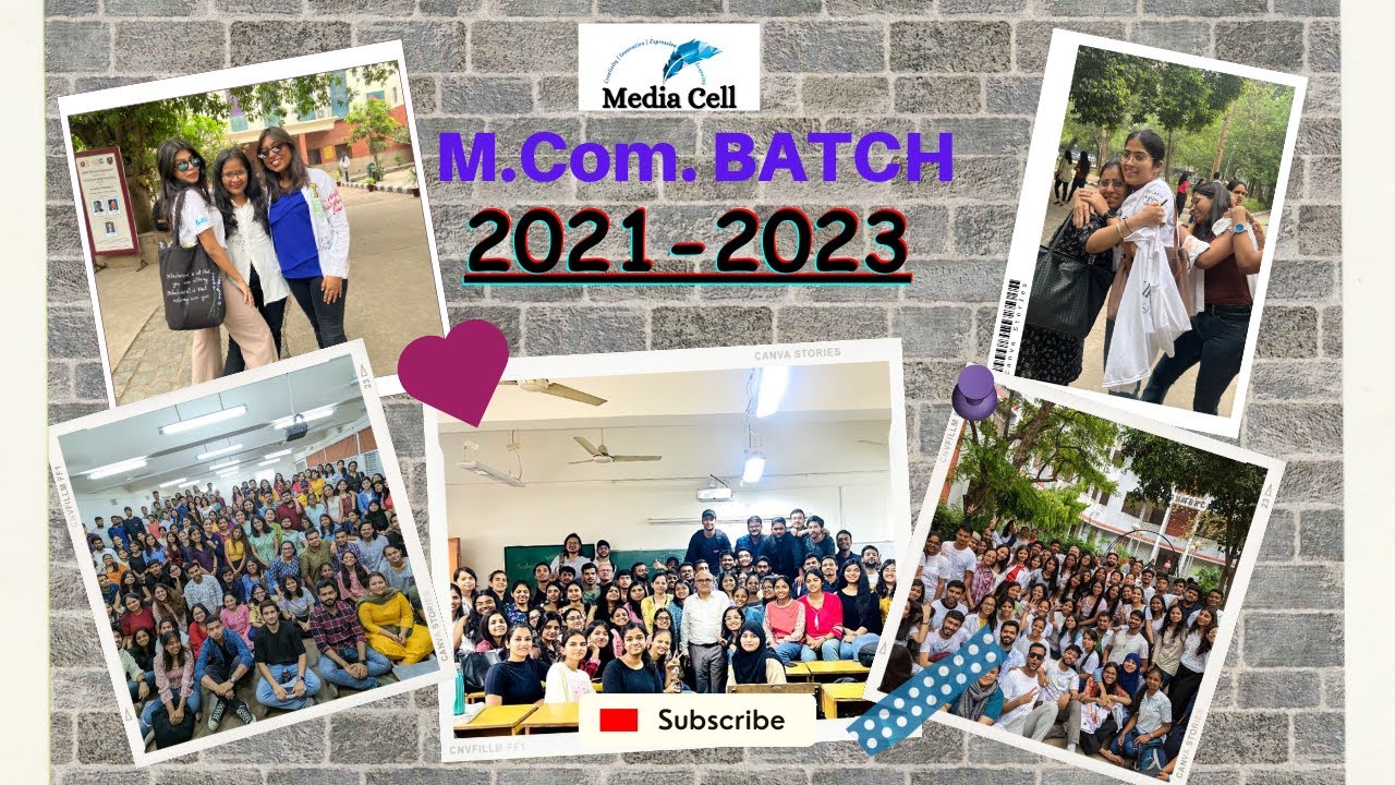 M.Com Batch 2021-2023 | Department of Commerce | Delhi School of Economics | Media Cell | DSE ...