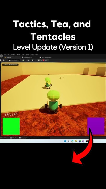Tactics, Tea, and Tentacles || Level Update (Version 1) #gamedesign #3dgamedevelopment # ...