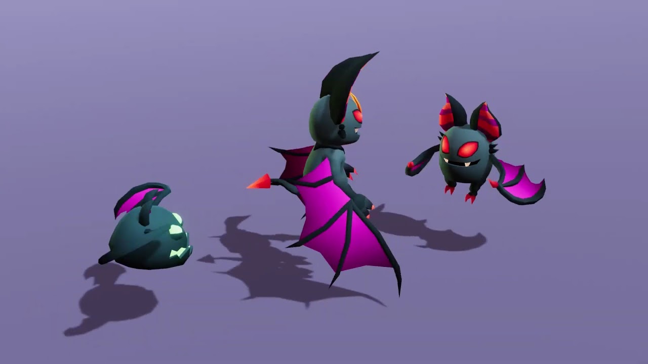 www.Meshtint.com | Bat Vampire Lord Evolution Pack Cute series - YouTube