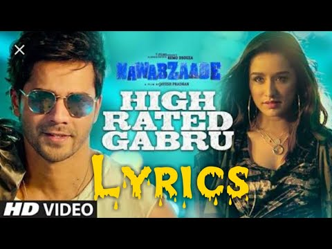 High Rated Gabru | Lyrics - YouTube