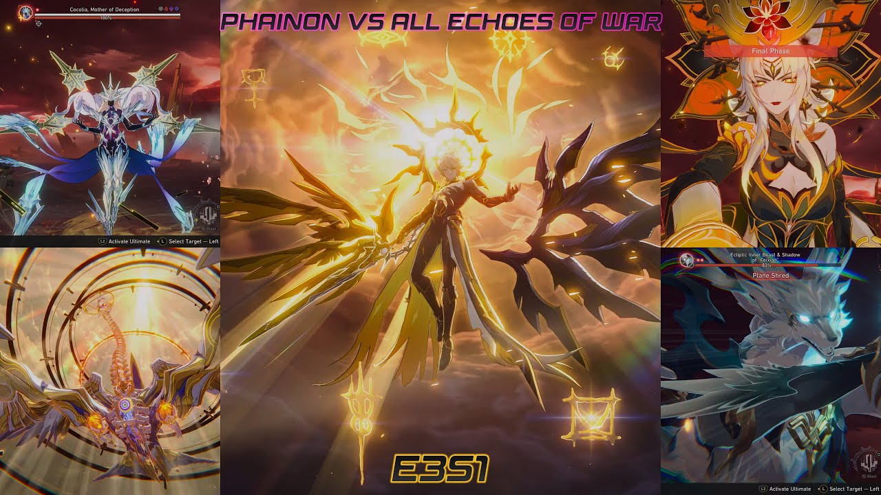 Phainon Hypercarry Destroys All Echoes of War | E3S1 Full Burst ...