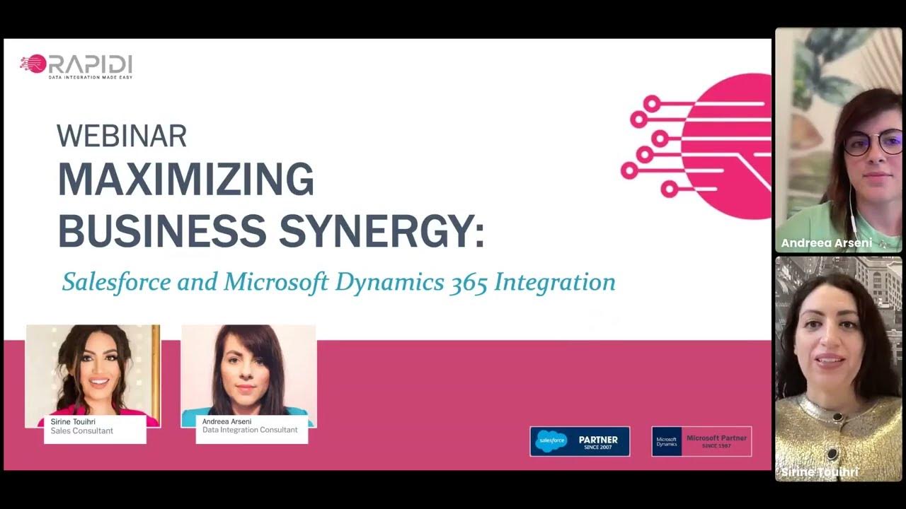 Rapidi - IpaaS Integration Solution: Integrate Salesforce CRM with MS Dynamics 365 ERP - YouTube