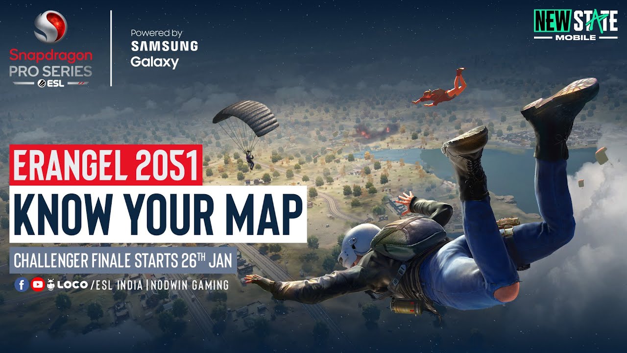 Erangel 2051 - Know Your MAP | Snapdragon Pro Series NEW STATE MOBILE ...