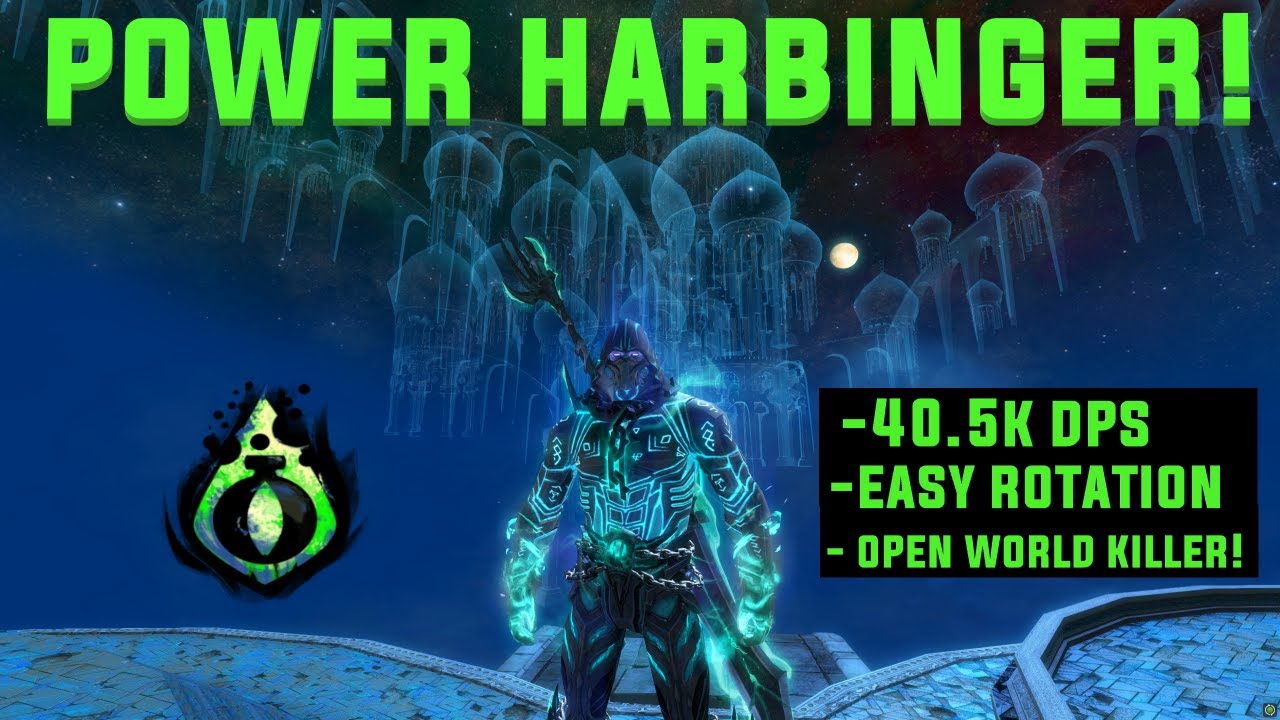 POWER HARBINGER | NEW EASY MODE BUILD (GUIDE) | Guild Wars 2 | 2024 ...