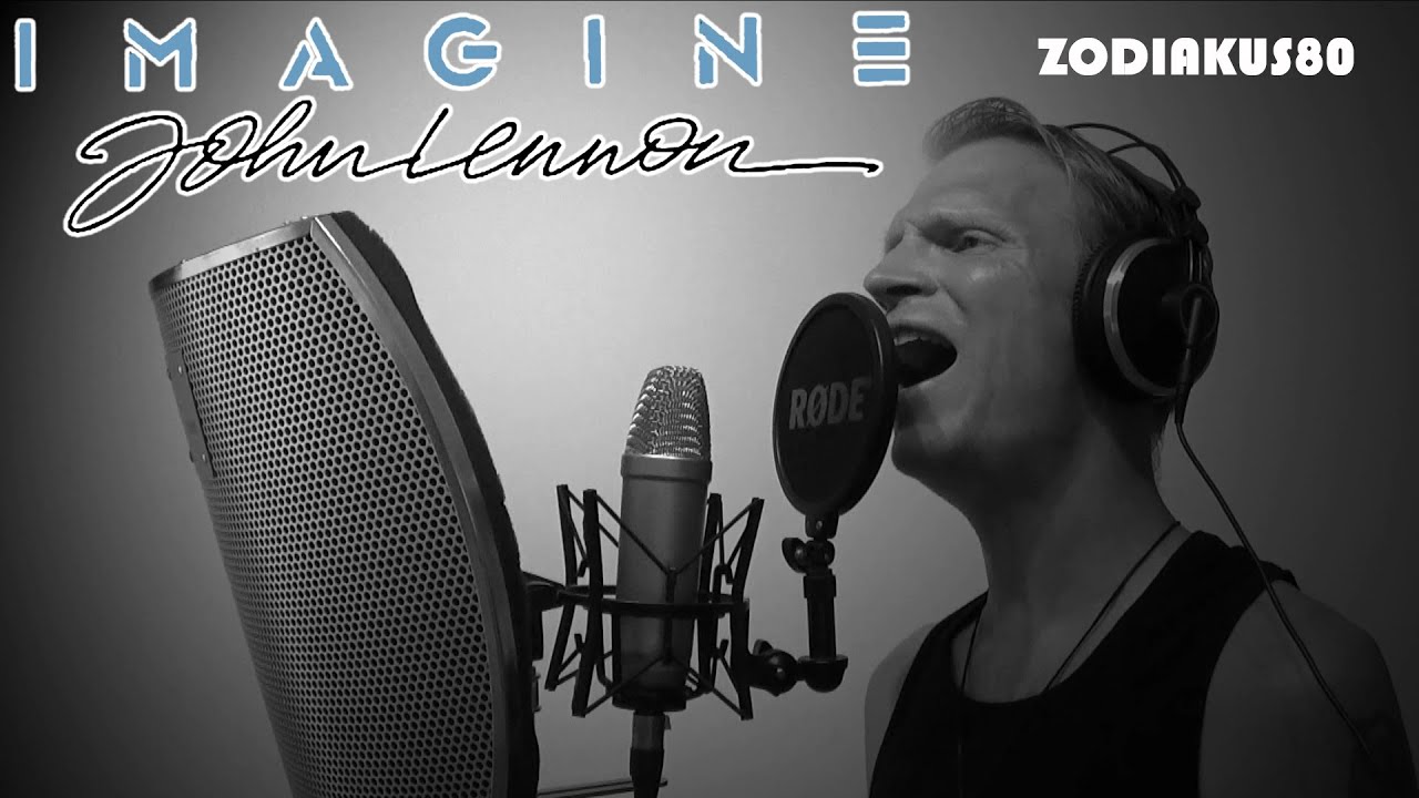 John Lennon - Imagine (vocal cover with english subtitles) - YouTube