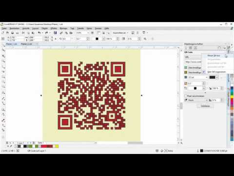Tutorial CorelDRAW® Einen QR Code erstellen und ein Logo einbetten ...