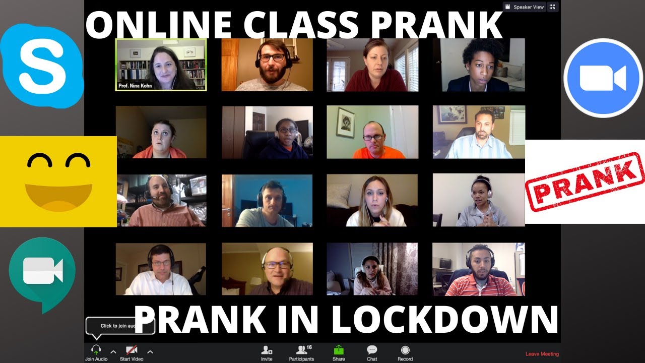 Online Classes Prank in Lockdown | Random Online Video Prank ...