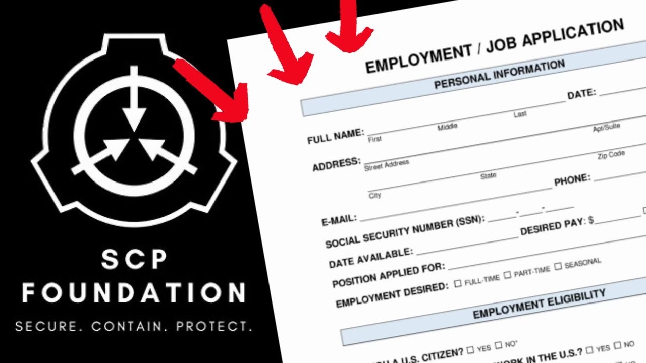 If Youre UNEMPLOYED apply at the SCP Foundation!!! - YouTube