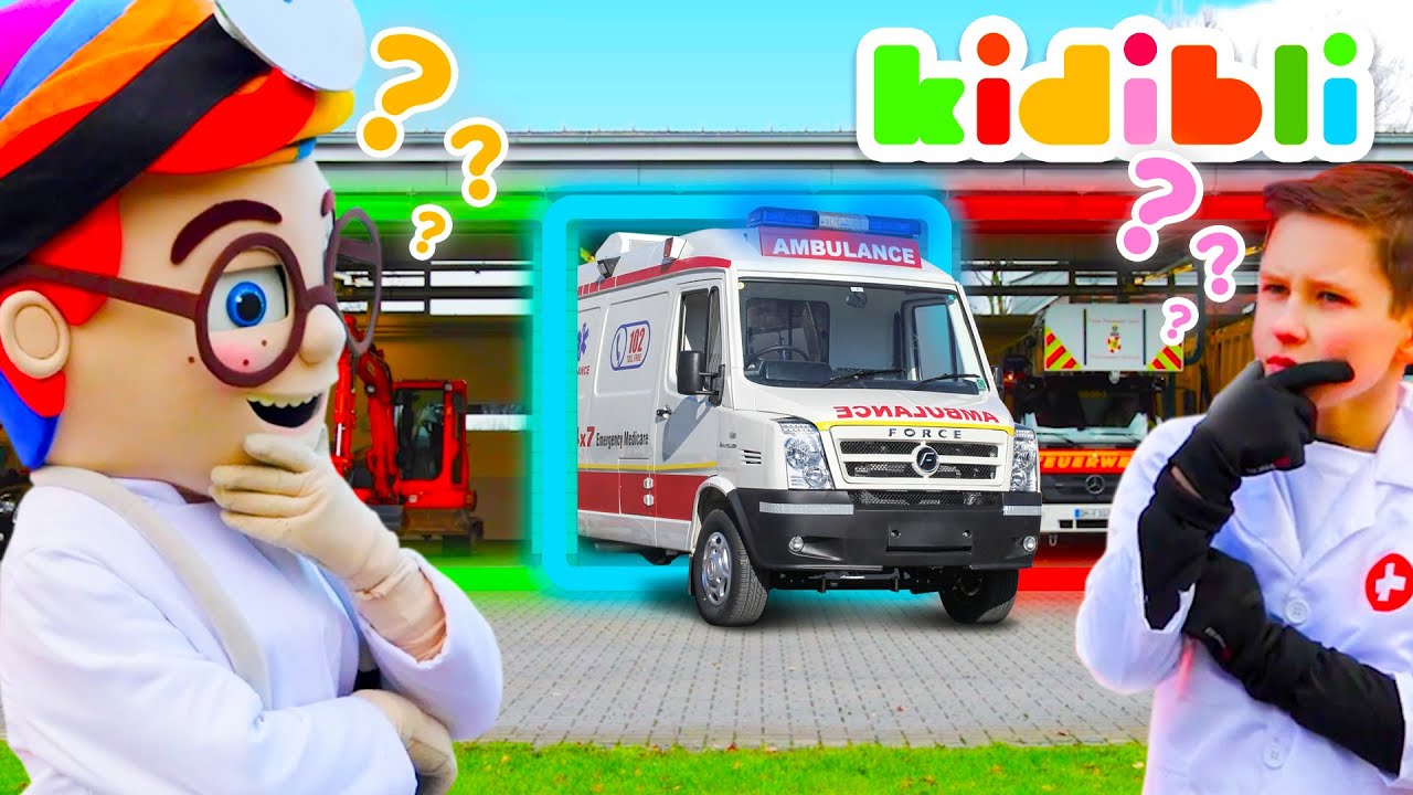Let's Discover Big Vehicules With Kidibli | Kids Pretend to Play ...