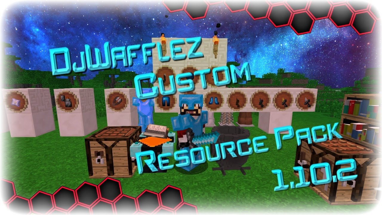 Minecraft 1.10.2 DjWafflez Custom Texture/Resource Pack - YouTube