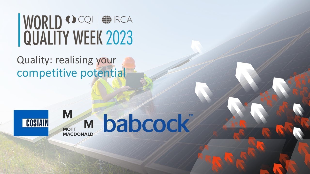 World Quality Week 2023 webinar I Showcase Babcock's ‘One Facilities ...