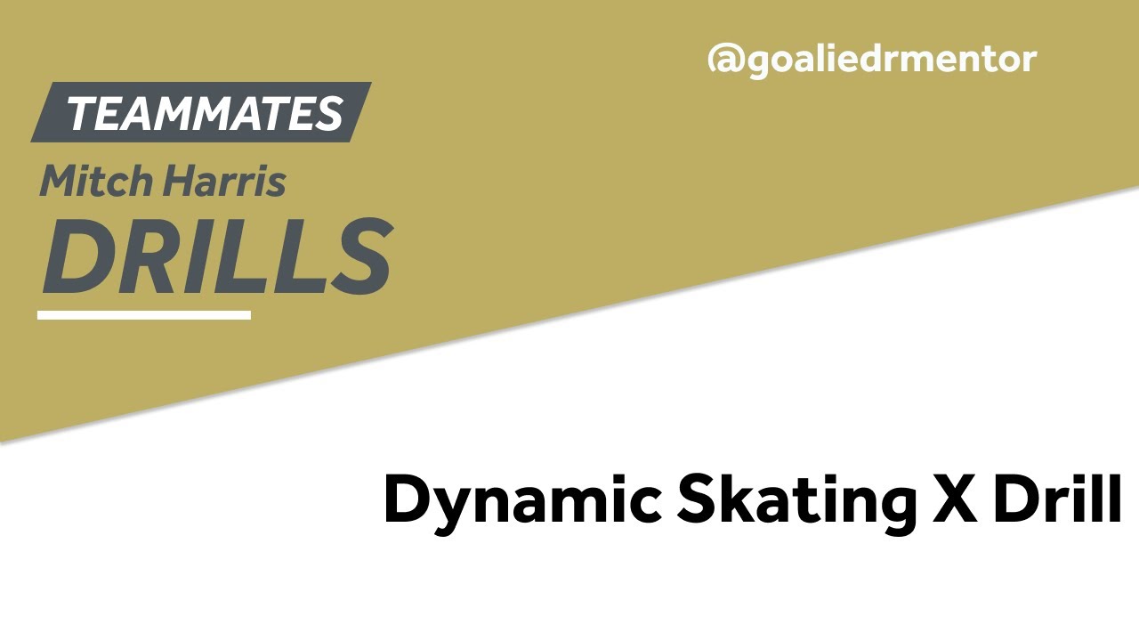Dynamic Skating X Drill - YouTube