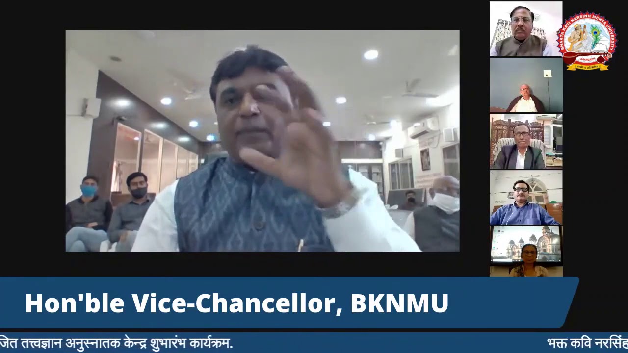 Hon Vice Chancellor on तत्त्वज्ञान अनुस्नातक केन्द्र शुभारंभ कार्यक्रम ...