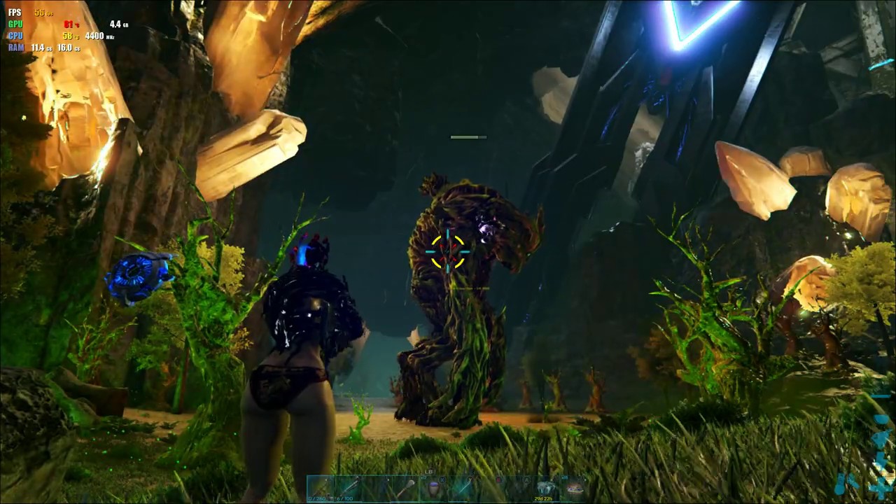 ARK Extinction OFFICIAL PVE Forest Titan Kill - YouTube