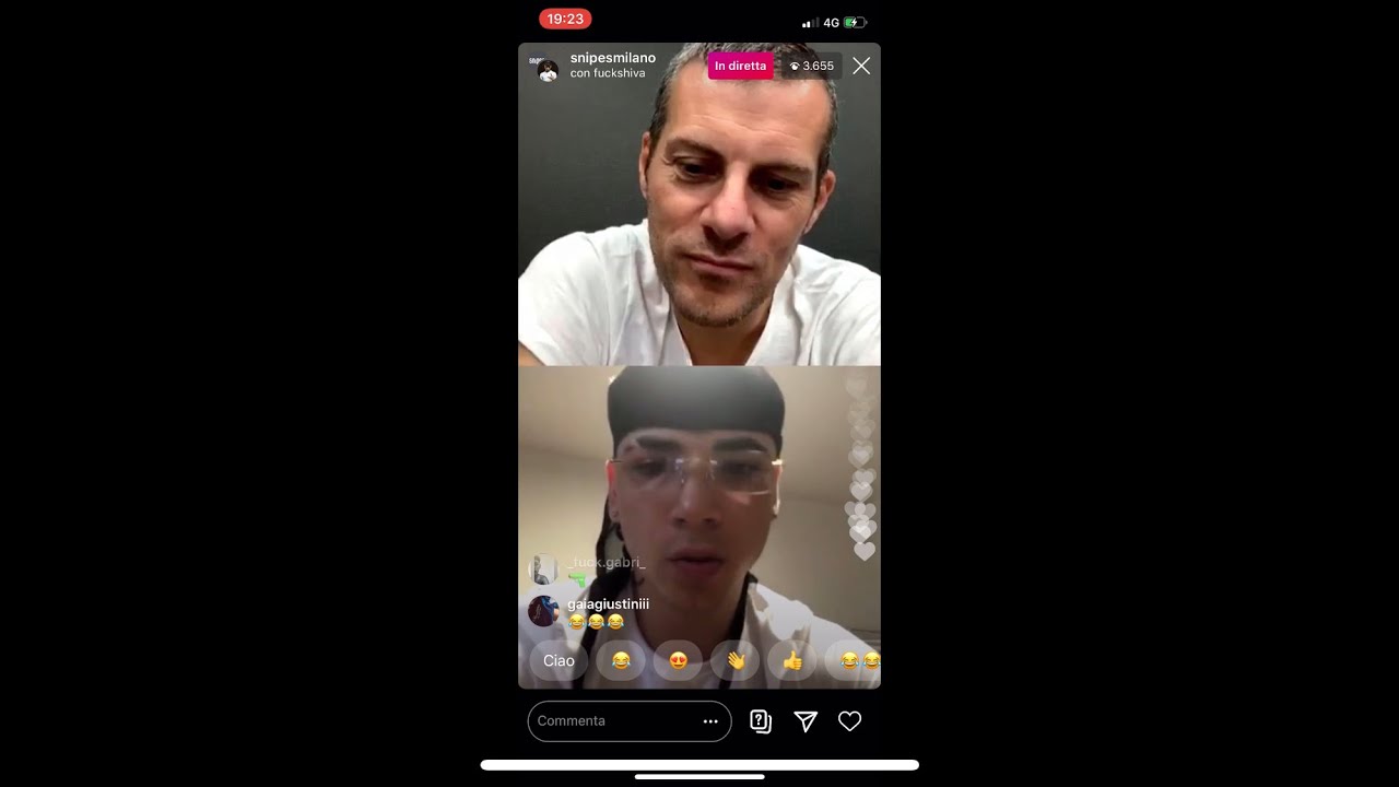 SHIVA IN DIRETTA CON MAX BRIGANTE SU SNIPES MILANO!!! - YouTube