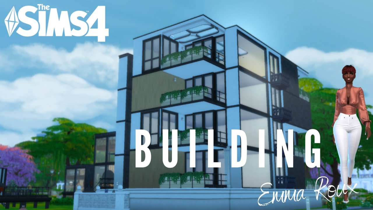 The Sims 4 - Building ( Construction immeuble ) - Speed Build - 4K ...