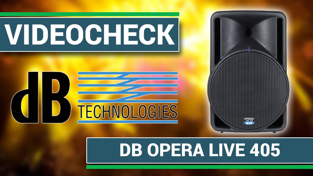dB technologies Opera Live 405 im Test | stage.review - YouTube