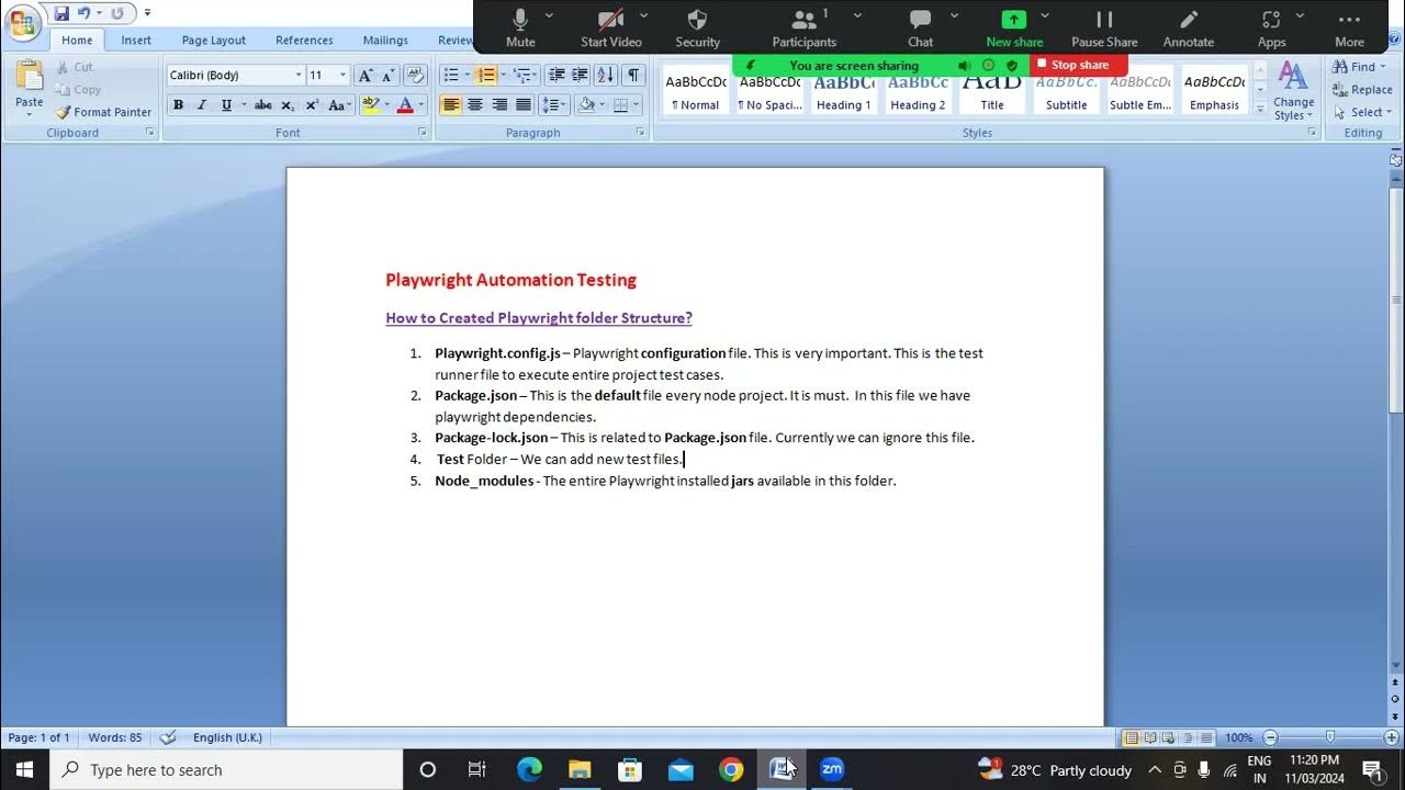Playwright Folder Structure - YouTube