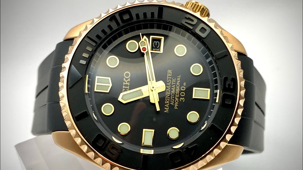 Seiko Mod (Gold style) - YouTube