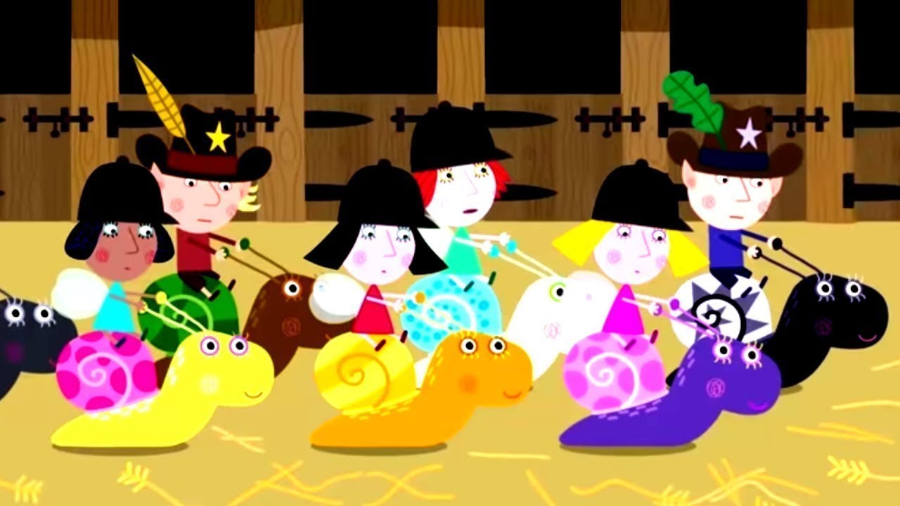 Ben and Holly’s Little Kingdom | Snail Racing | Kids Videos - YouTube