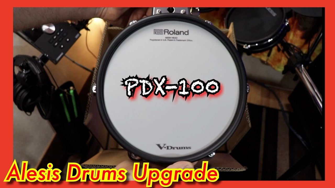 Upgrading Alesis Command Drums With Roland PDX100 Drum Pad - Crimson ...