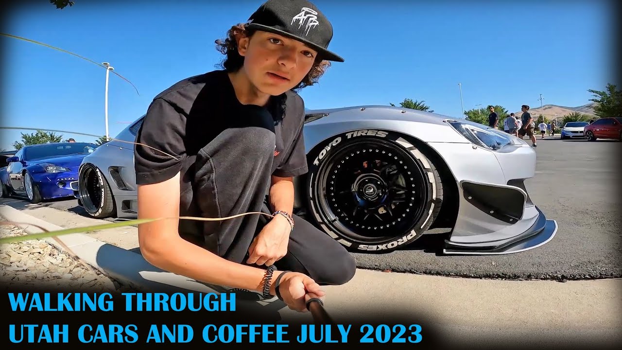 WALK THROUGH UTAH CARS AND COFFEE JULY 2023 - YouTube