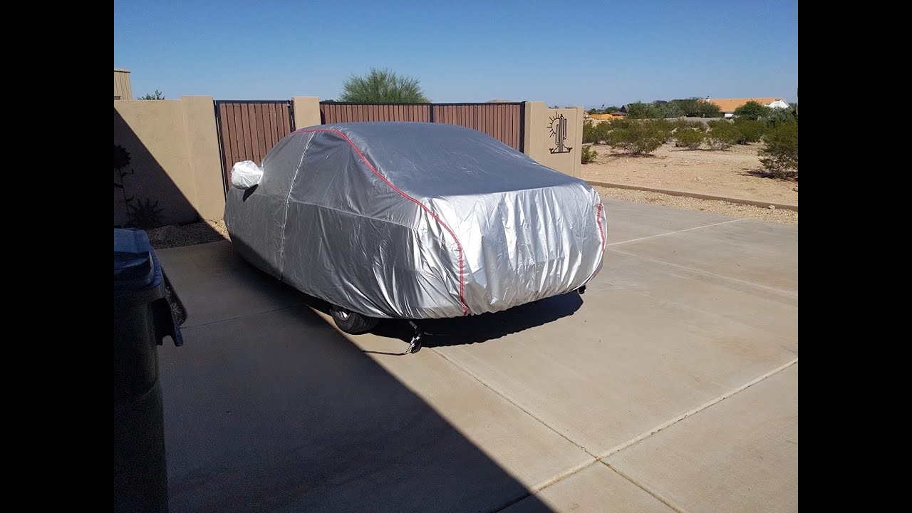 How to Put On and Take Off a Car Cover Easily? - YouTube