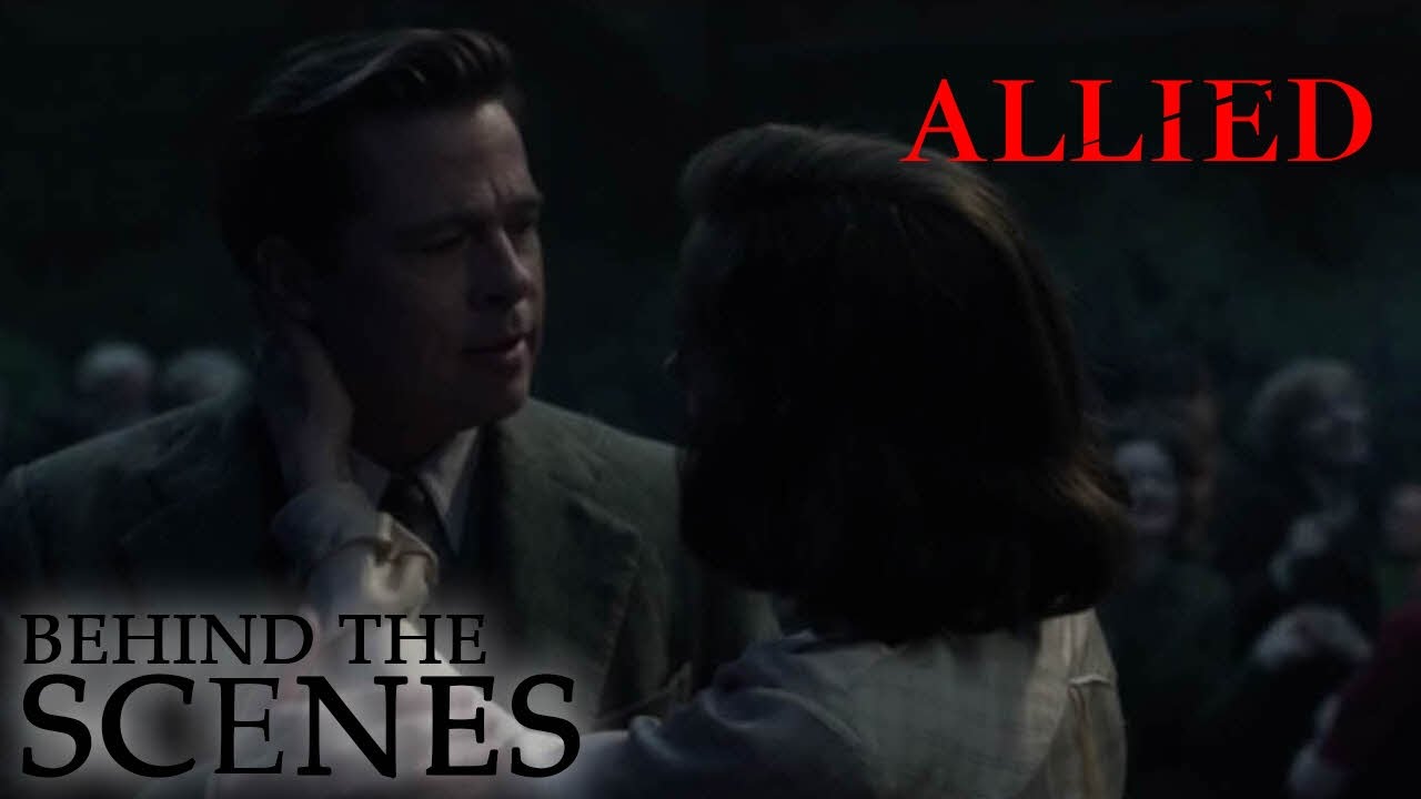 ALLIED | The Airfield and Plane Crash | Official Behind the Scenes ...