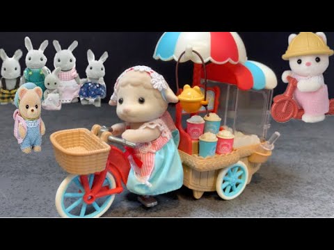 13 minutes Satisfying with Unboxing Sylvanian Families Pom-Pom Popcorn ...