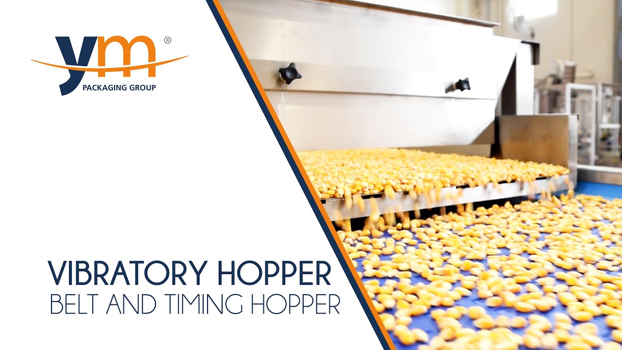 Vibratory hopper, belt and timing hopper - YouTube