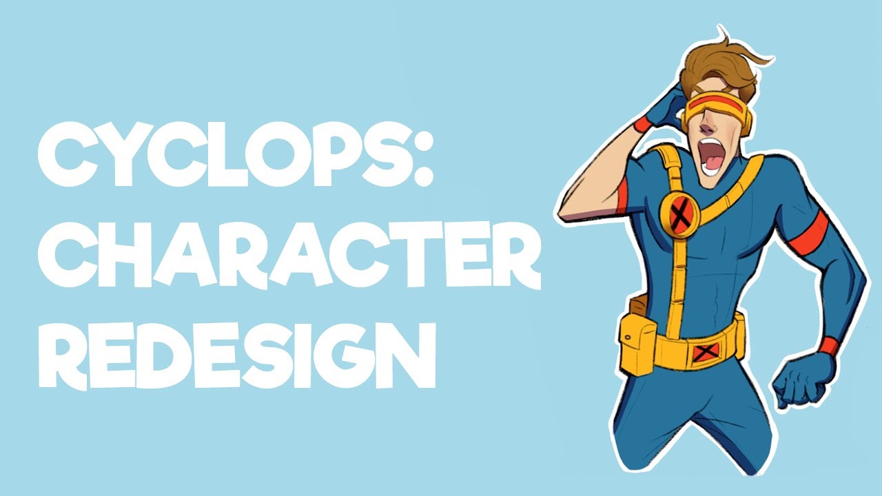 CYCLOPS: CHARACTER REDESIGN [Procreate Illustration on Ipad Pro] - YouTube
