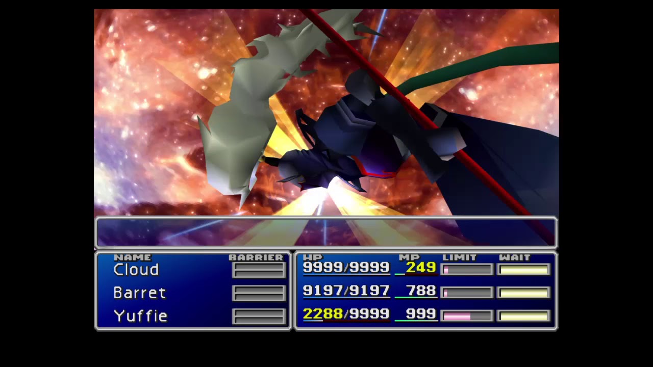 FF7 Sephiroth with Knights of Round & Mime - YouTube