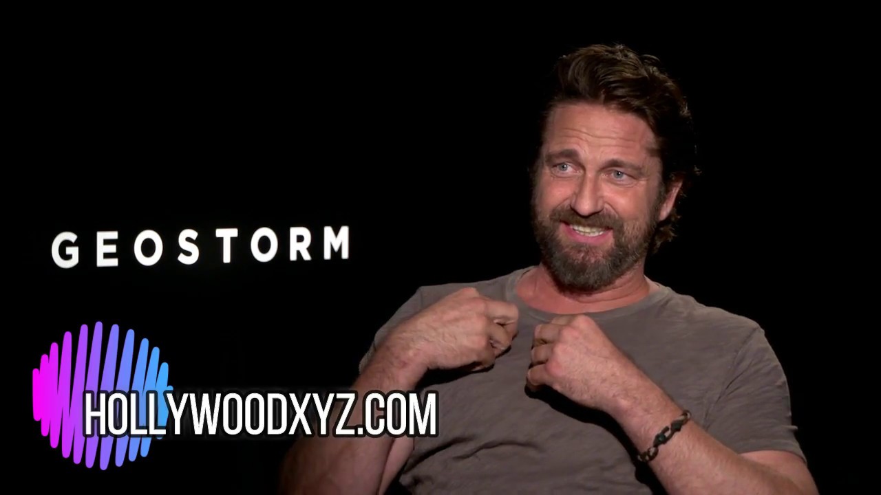 Gerard Butler talks Georstorm full interview - YouTube