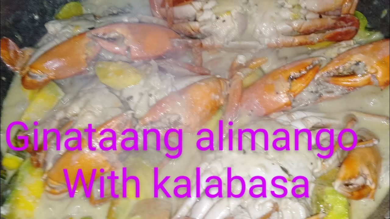 ginataang alimango with kalabasa#vlog79 - YouTube