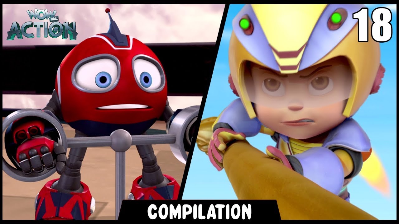 Vir: The Robot Boy & Rollbots | Compilation 18 | Action show for kids ...