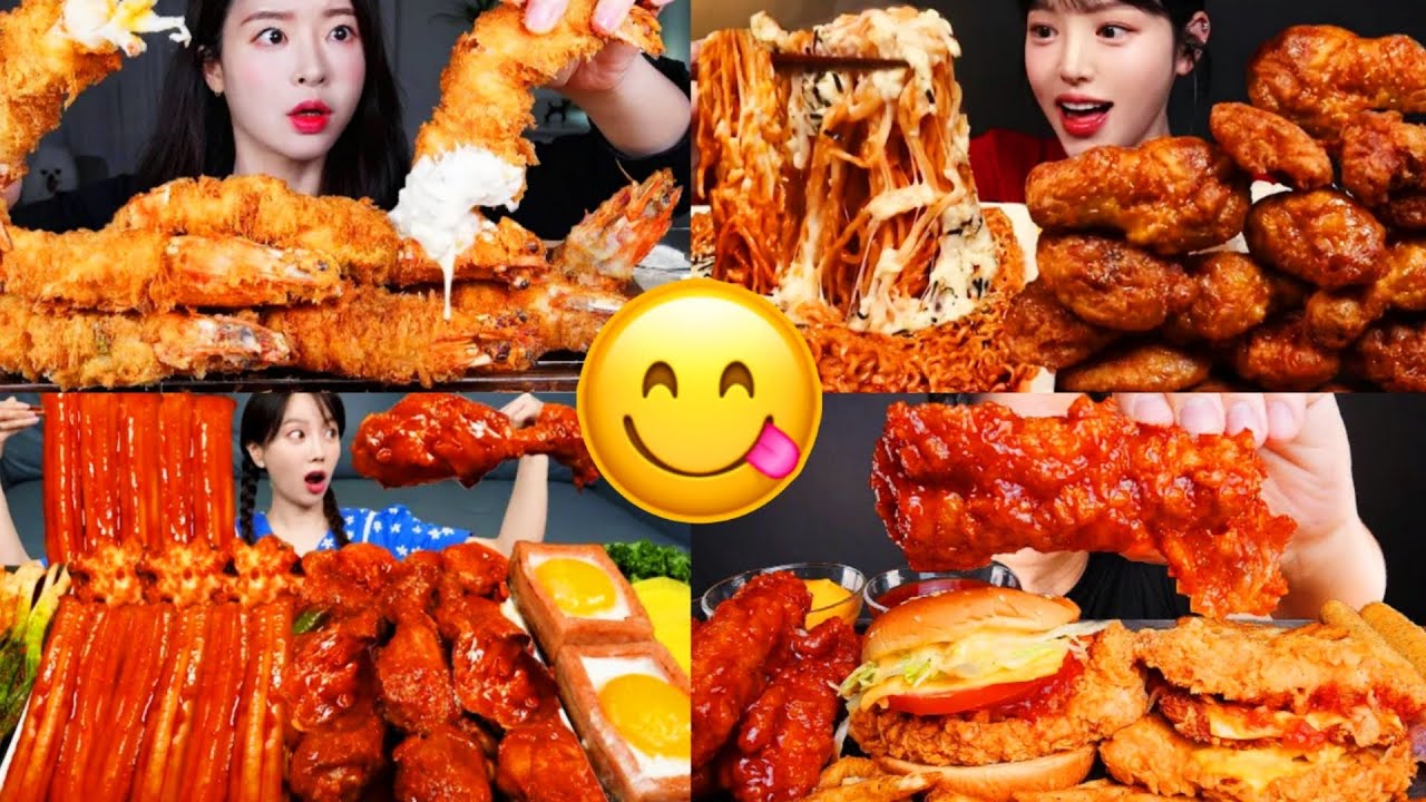 💯 MOST DELISH FAST FOOD MUKBANG COMPILATION * SATISFYING SOUND EATING ...