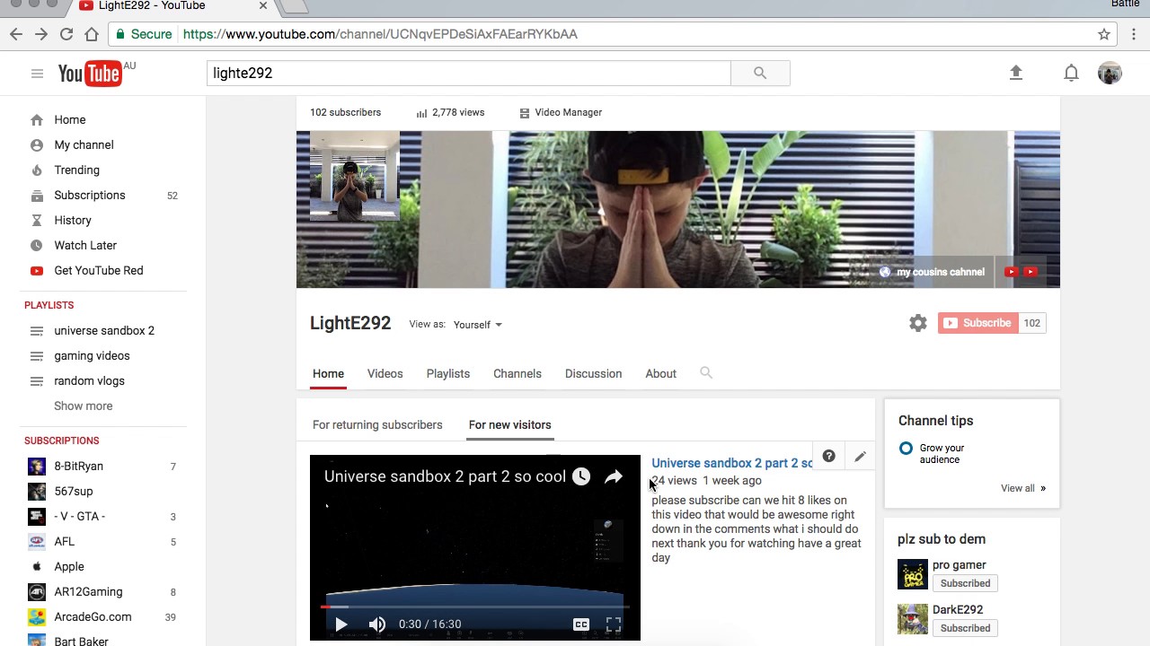 w2s is on my related channels - YouTube