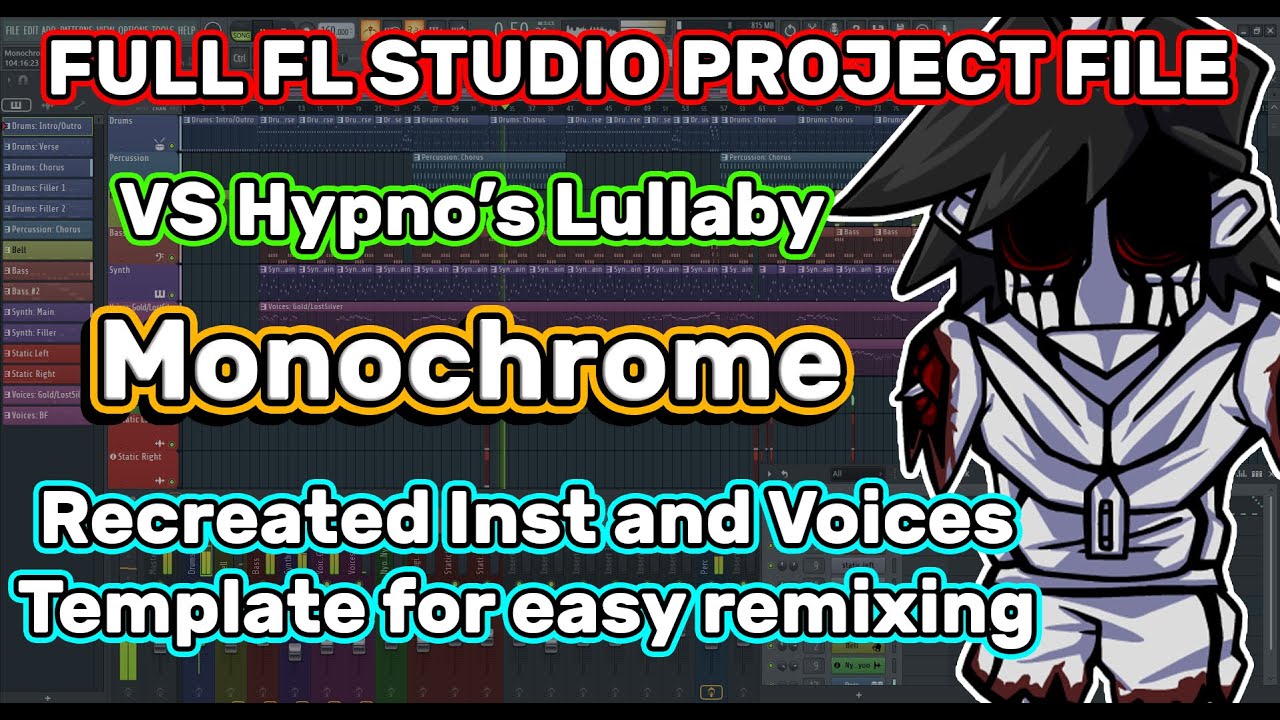 FNF | FLP: Monochrome - Template for Remixes - YouTube