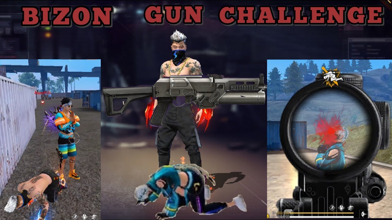 New BIZON Gun Challenge In CS Rank || Bizon Gun Good or Bad? - Garena ...