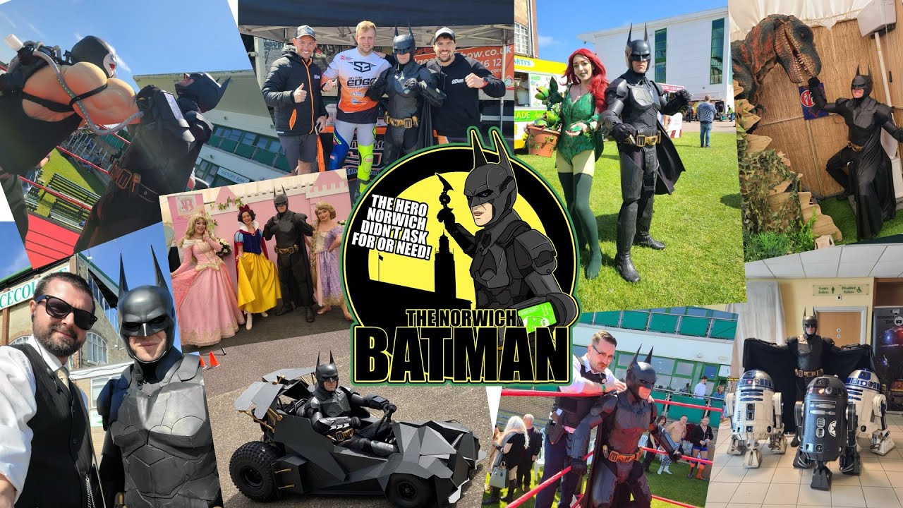 Great Yarmouth comic con 2024 The Norwich Batman - YouTube