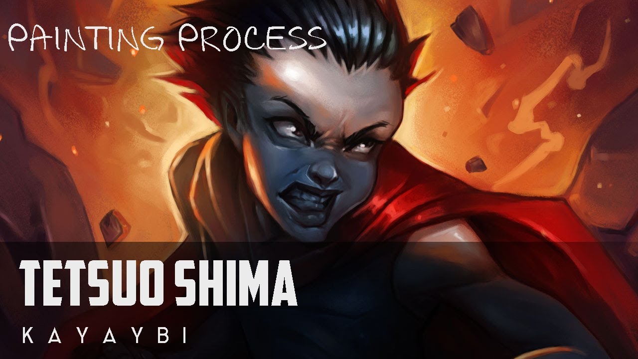 Tetsuo Shima Fan Art | Digital Painting | Slideshow Video Process - YouTube