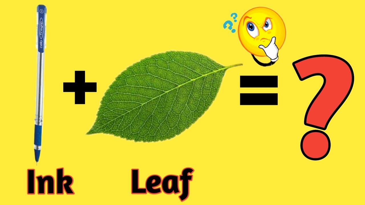 Ink+leaf what happens || science experiment|| amazing experiment - YouTube