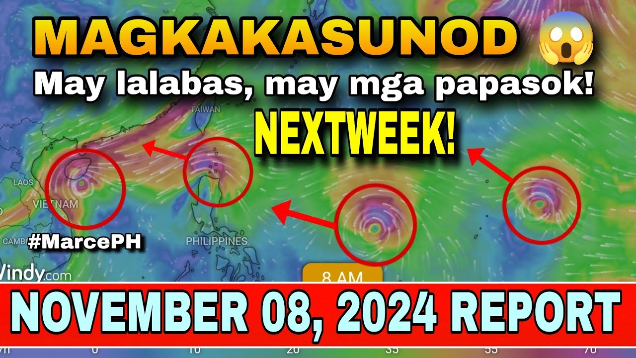BAGYONG MARCE, LALABAS PERO MAY KASUNOD! 😱⚠️ | WEATHER UPDATE TODAY ...