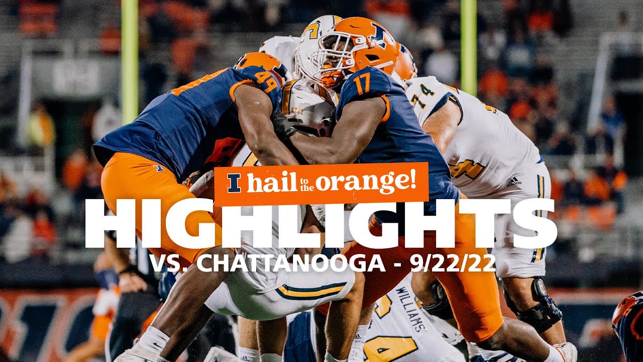 Illini Football | Illinois Highlights vs. Chattanooga 9/22/22 - YouTube