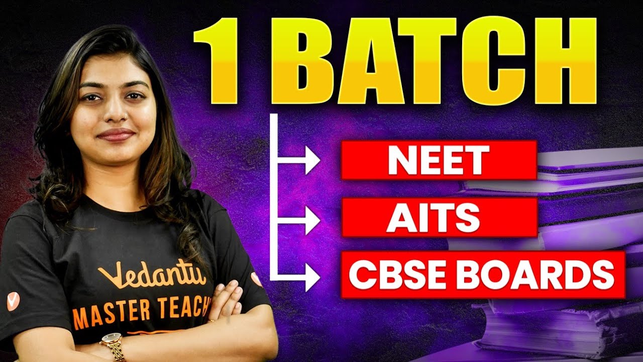 NEET 2025 Crash + AITS + CBSE Boards ( in English ) | 3 courses in 1 batch |Gopika Ma'am - YouTube