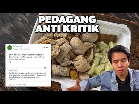 PEDAGANG ANTI KRITIK ! KONSUMENNYA MALAH DIHINA :') - JUALANNYA EMANG BENERAN GAK ENAK ?! - SAD FOOD
