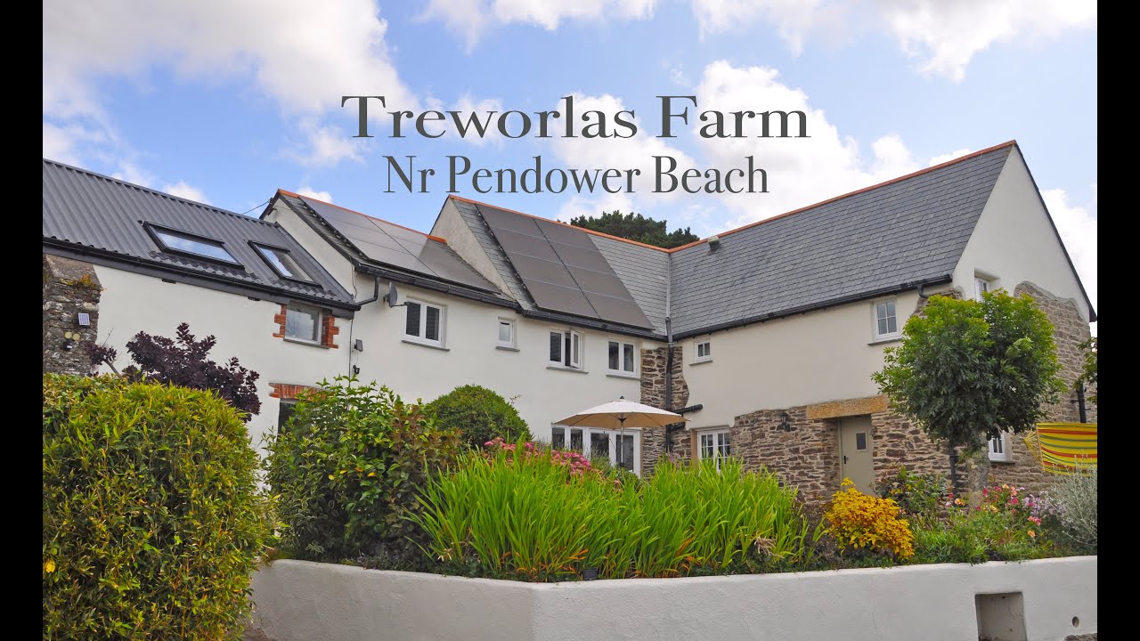 SOLD BY H TIDDY! Treworlas Farm, Nr Pendower Beach (Walkthrough Video ...