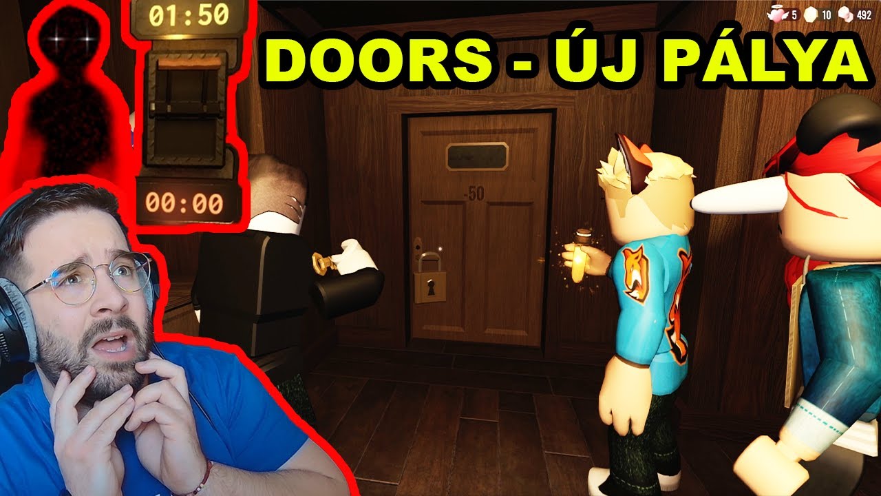 DOORs - ÚJ PÁLYA! | DOORS 👁️ LOOKMAN - ZsDav, Andi és Immu - YouTube