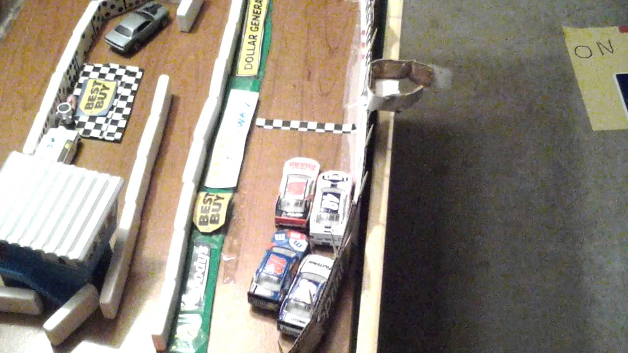 Nascar toy race - YouTube